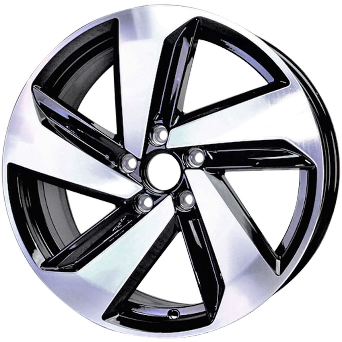 New 18" 2019-2021 Volkswagen Golf GTI Machine Black Replacement Alloy ...