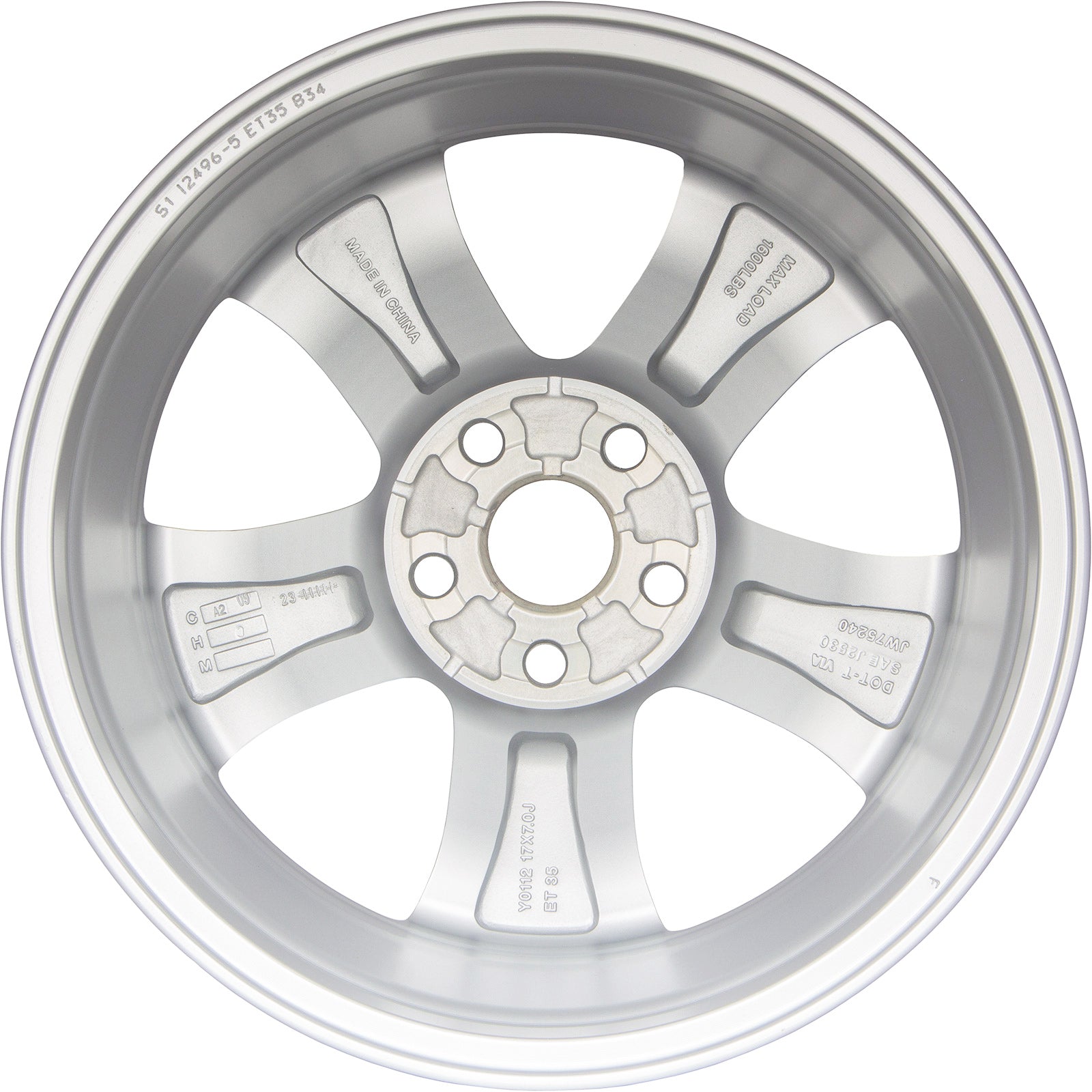 New 17" 2019-2022 Toyota RAV4 XLE Silver Replacement Alloy Wheel