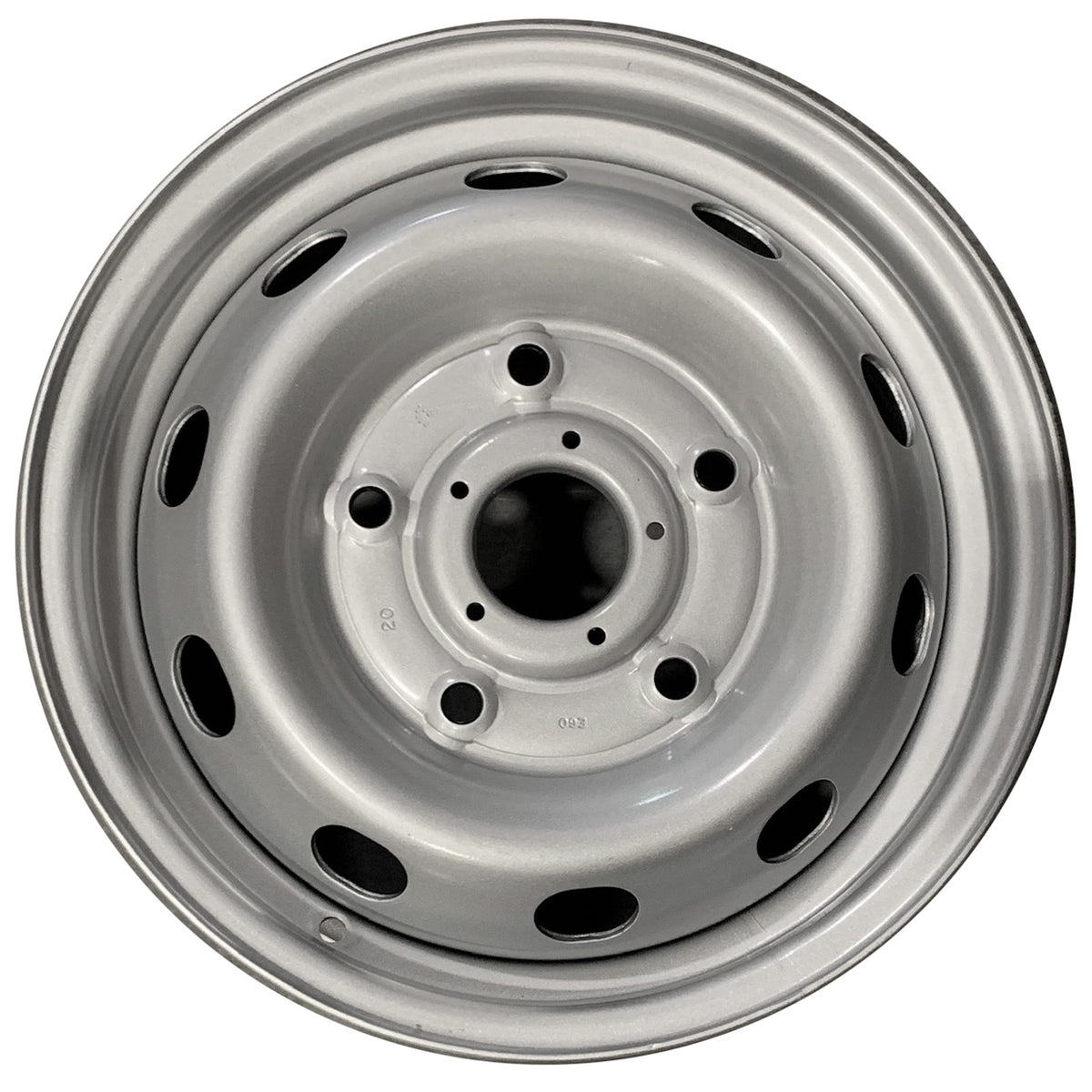 New 16" 2015-2022 Ford Transit 150 / 250 / 350SRW Silver Steel Wheel ...