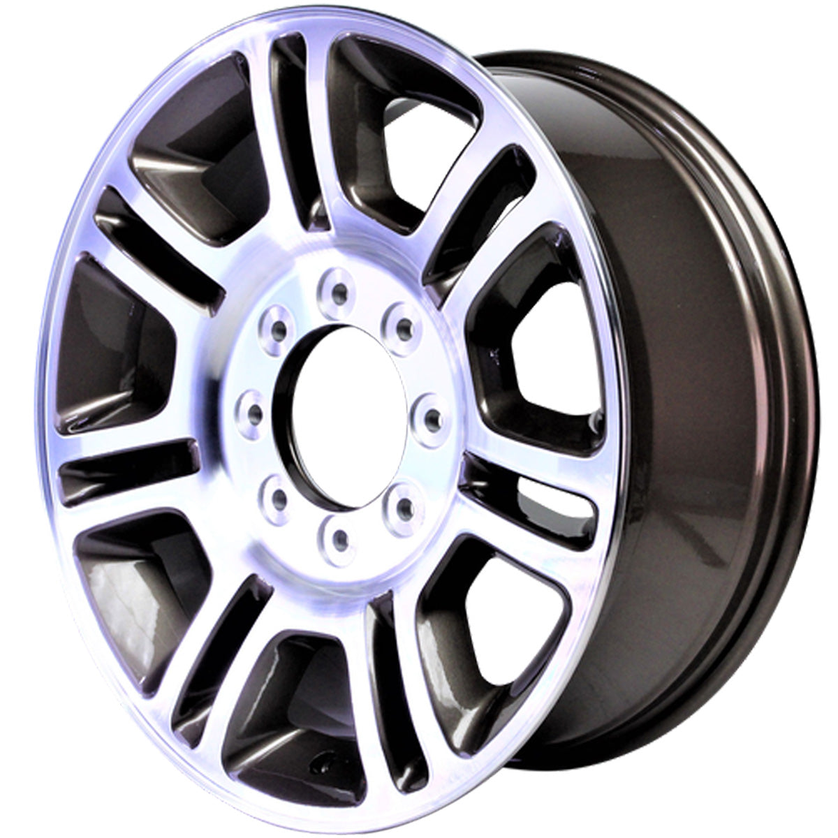 Set of 4 New 20" 2011-2016 Ford F-250 Polished and Brown Replacement ...