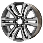 New 22" 2017-2020 GMC Yukon Machine Grey Replacement Alloy Wheel - 5822 ...
