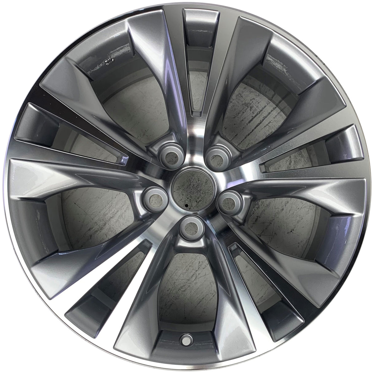 New 18" 2014-2019 Toyota Highlander Machined Medium Silver Replacement ...